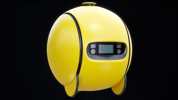 modelo 3d Robot asistente doméstico Samsung Ballie 2024 PBR ...
