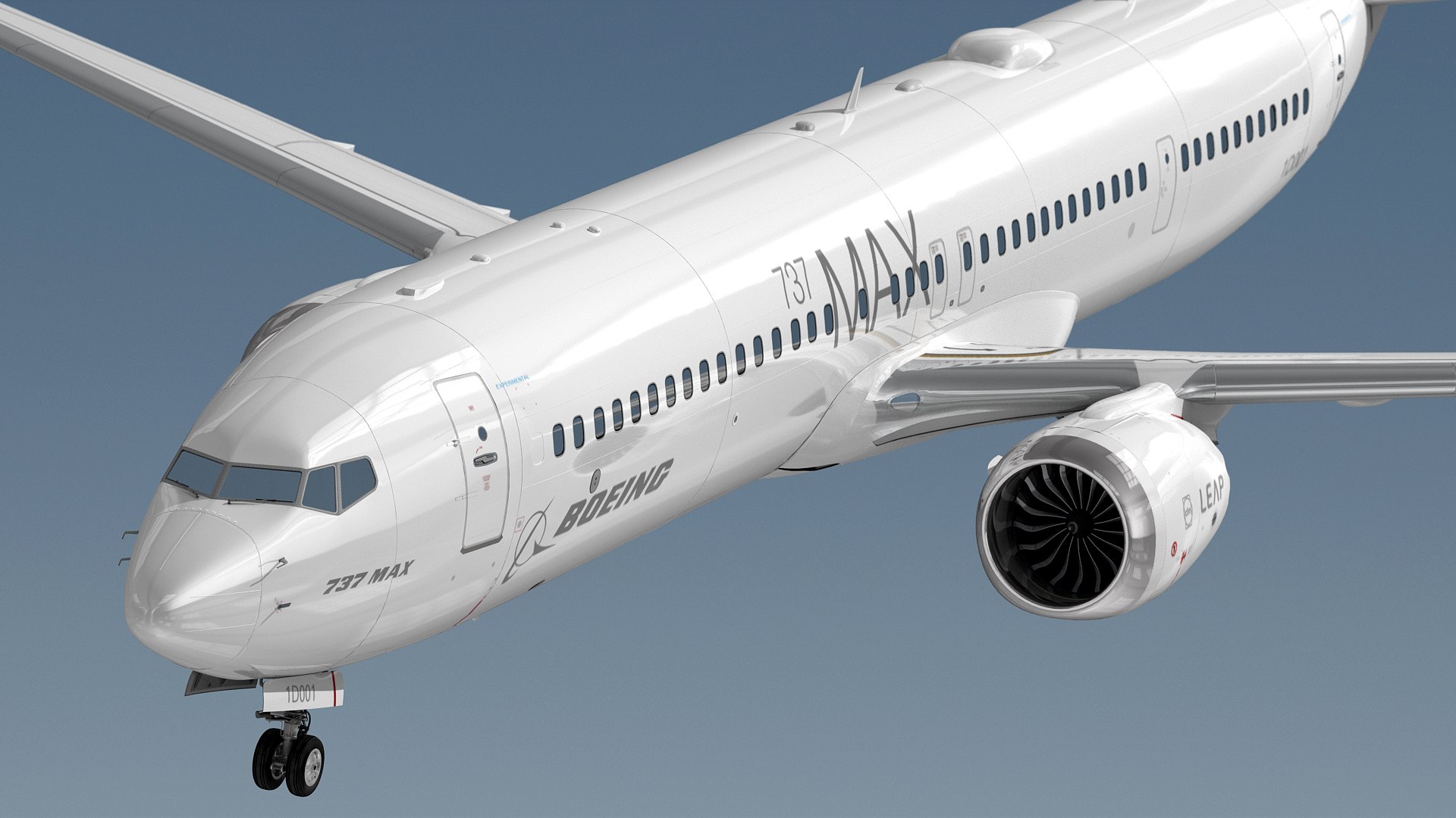 Boeing plane generic white 3D model - TurboSquid 1239833