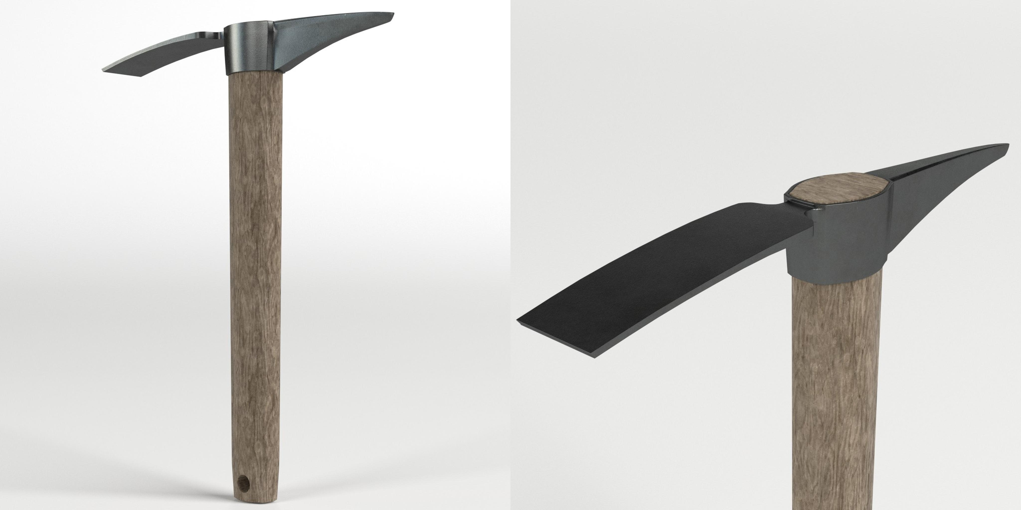 3D pick mattock ax - TurboSquid 1406820