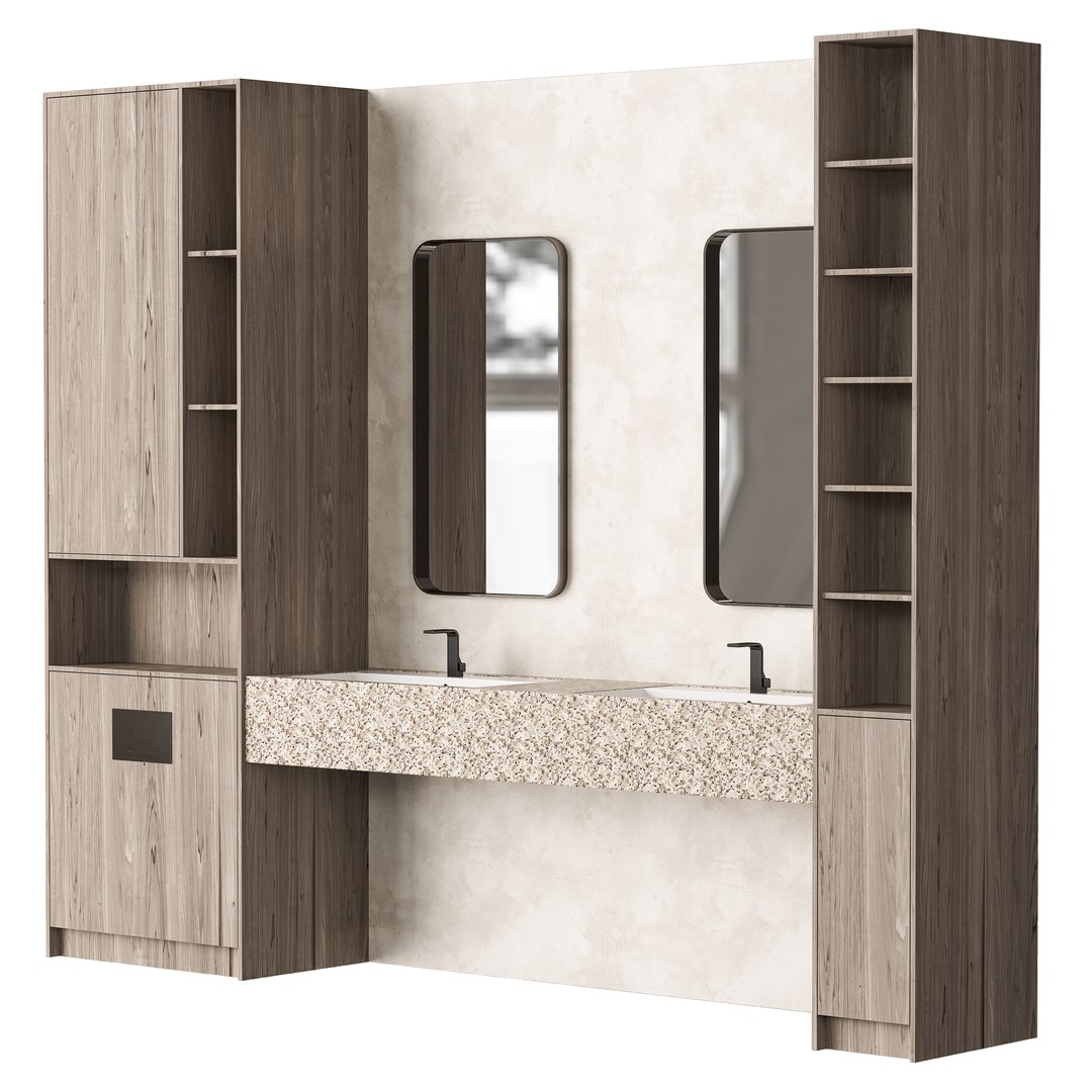 Bathroom Furniture 19 3D Model - TurboSquid 2494302