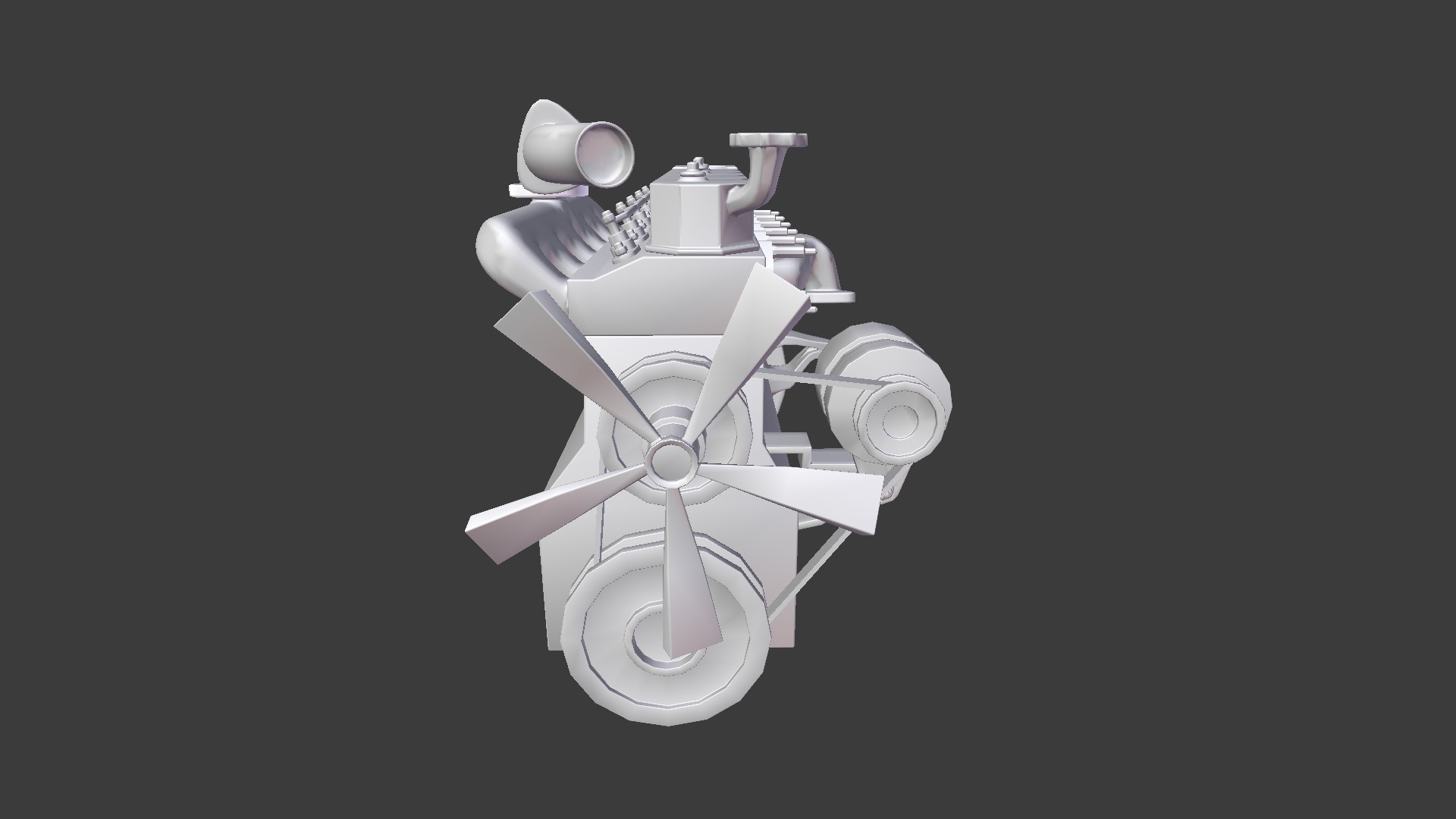 3D Motor Isuzu 6BD1 Model - TurboSquid 2277439