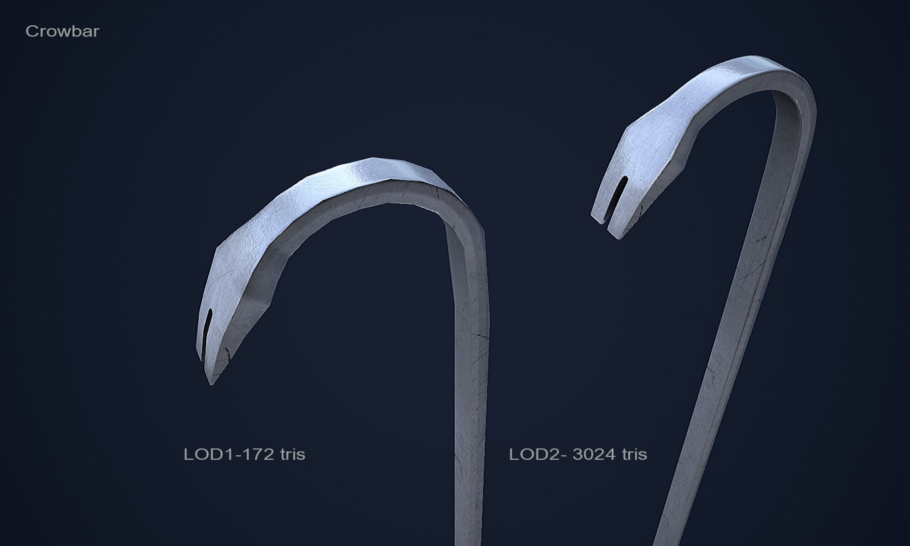 3d Crowbar Ready Pbr 1 Model