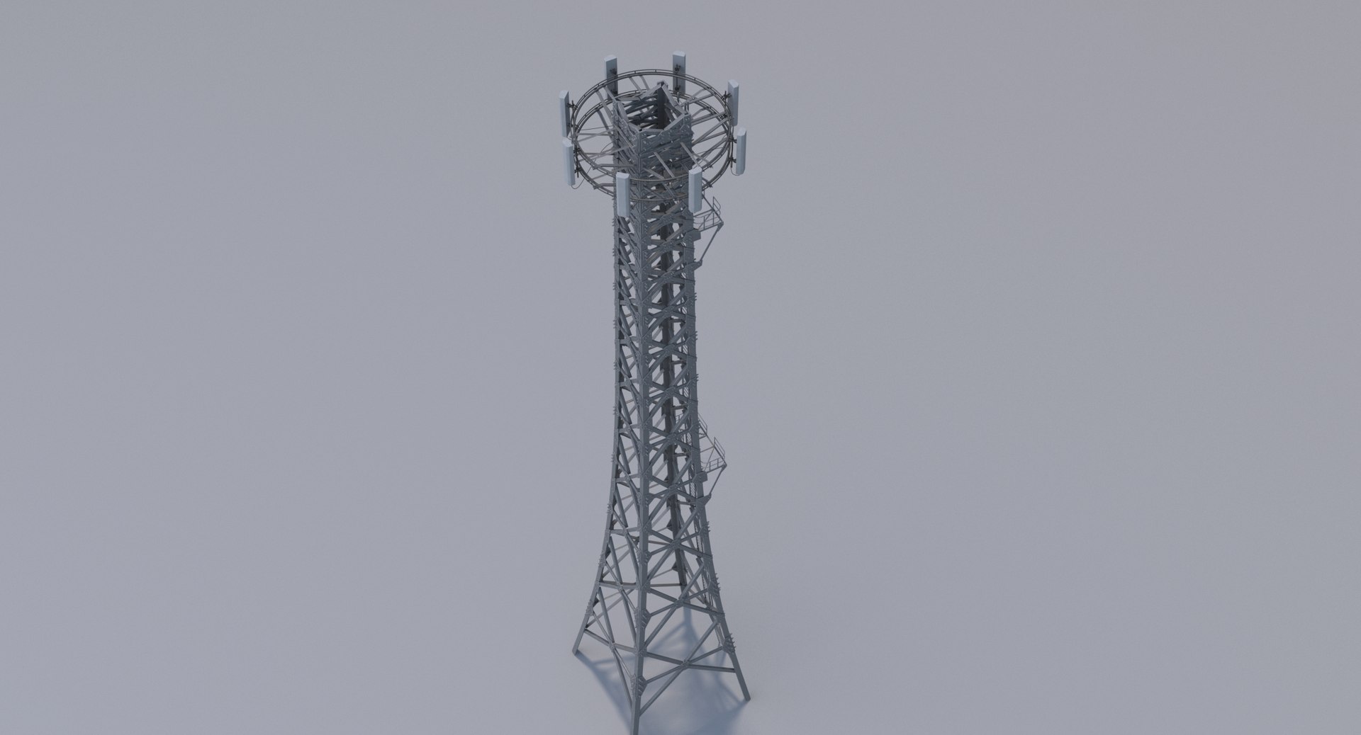 Cellular Tower 3D Model - TurboSquid 1726615