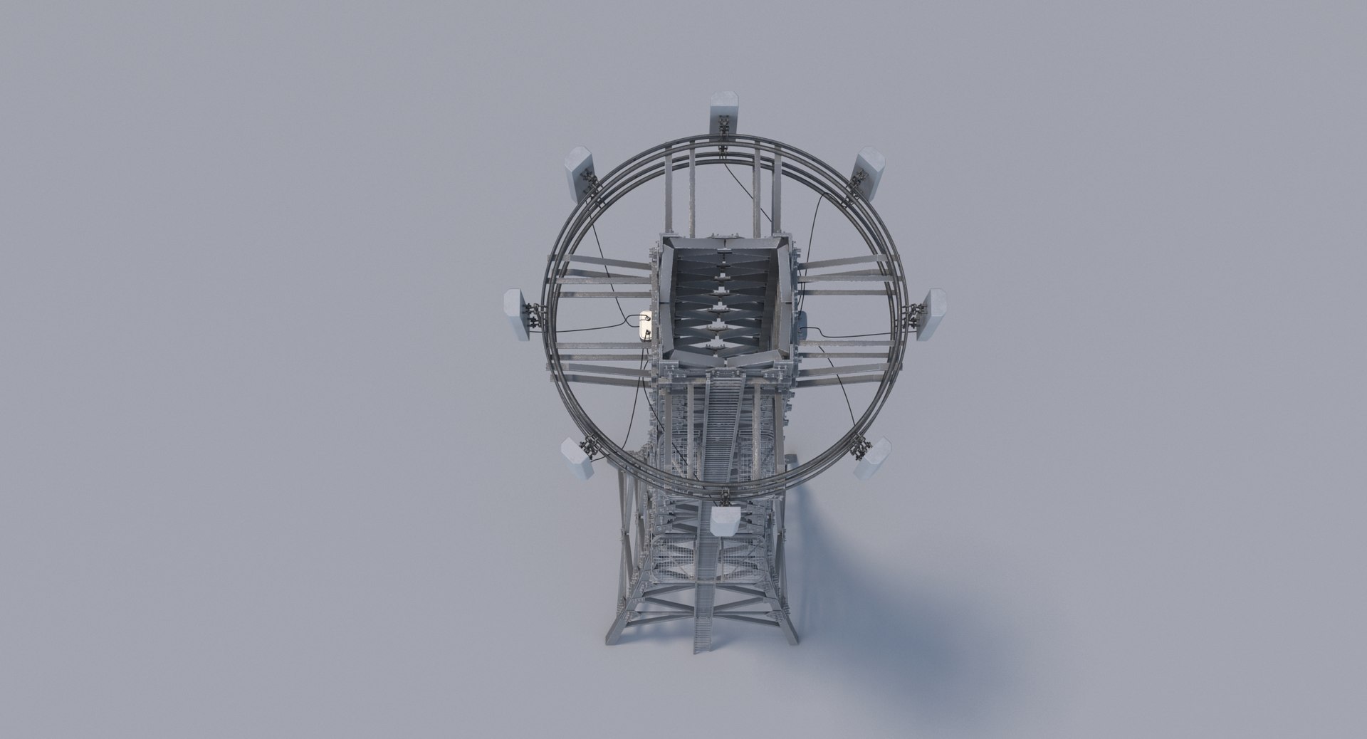 Cellular Tower 3D Model - TurboSquid 1726615