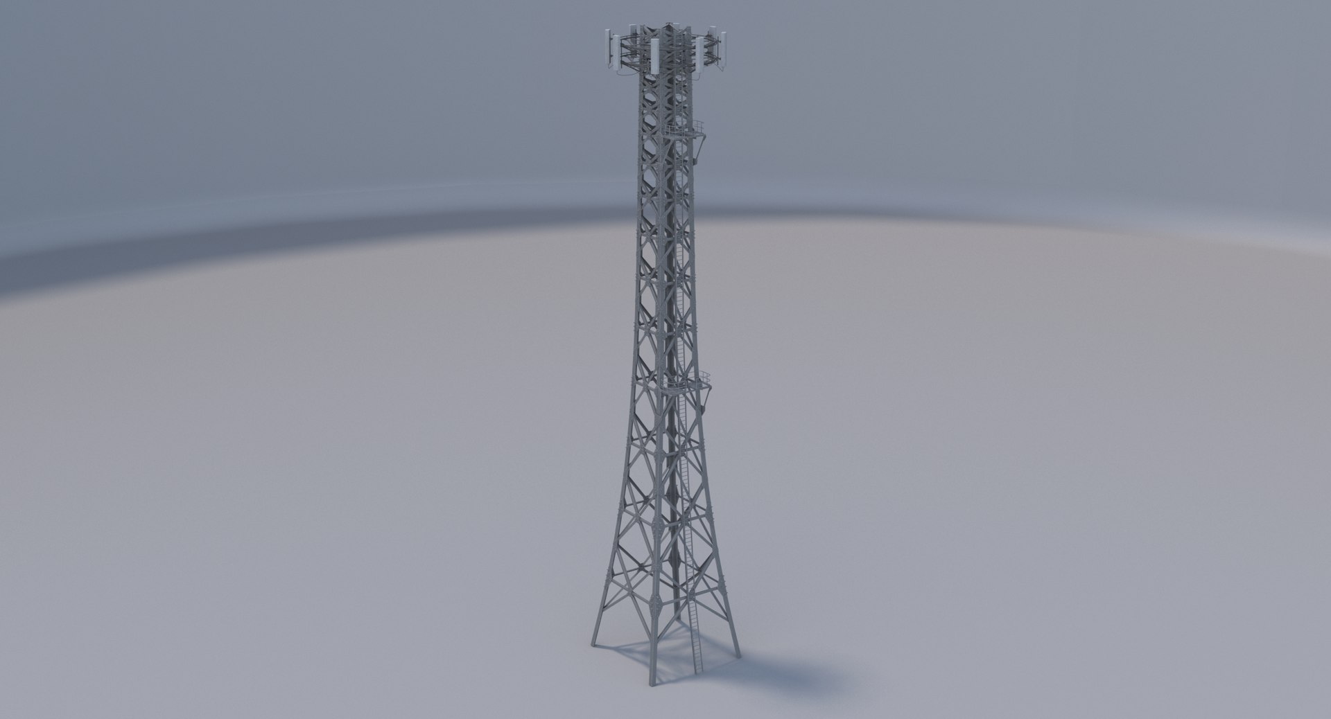 Cellular Tower 3D Model - TurboSquid 1726615