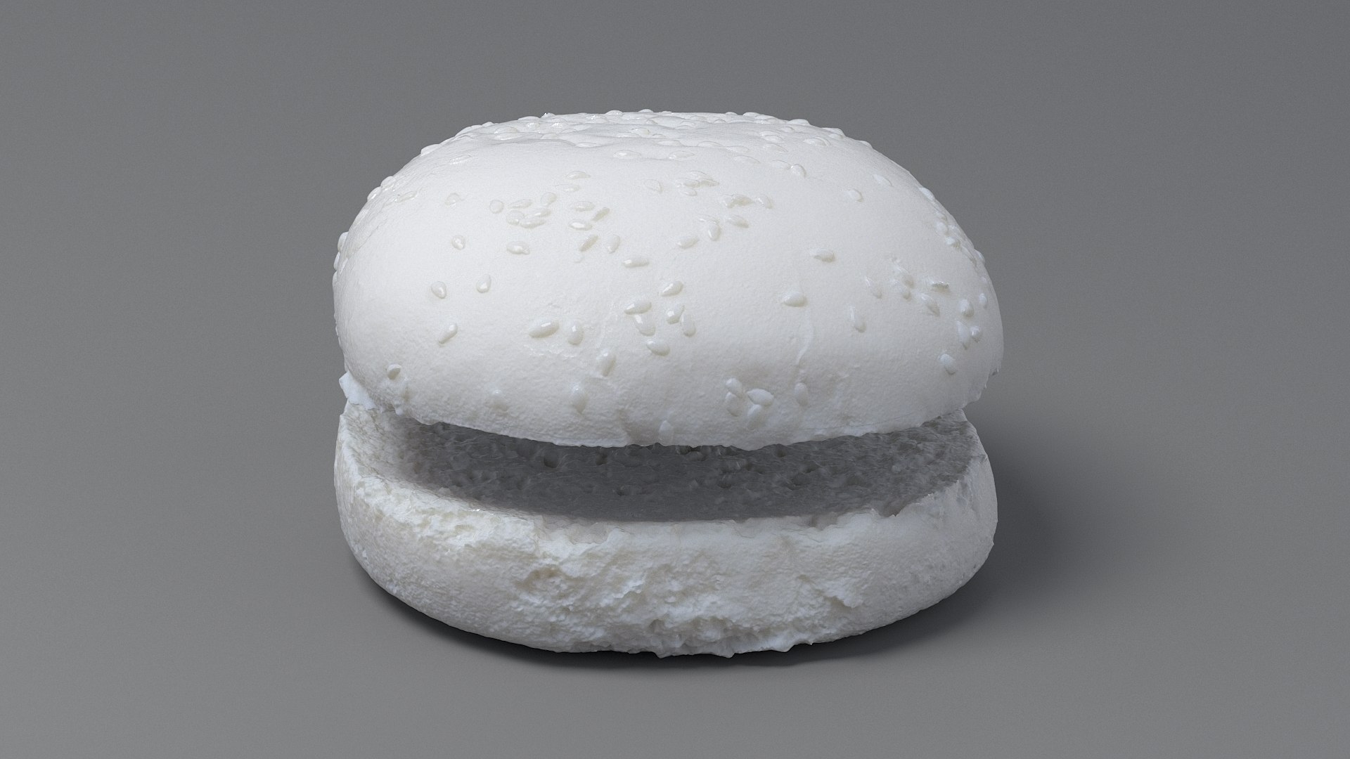 3D Model Realistic Burger Bun - TurboSquid 1784322