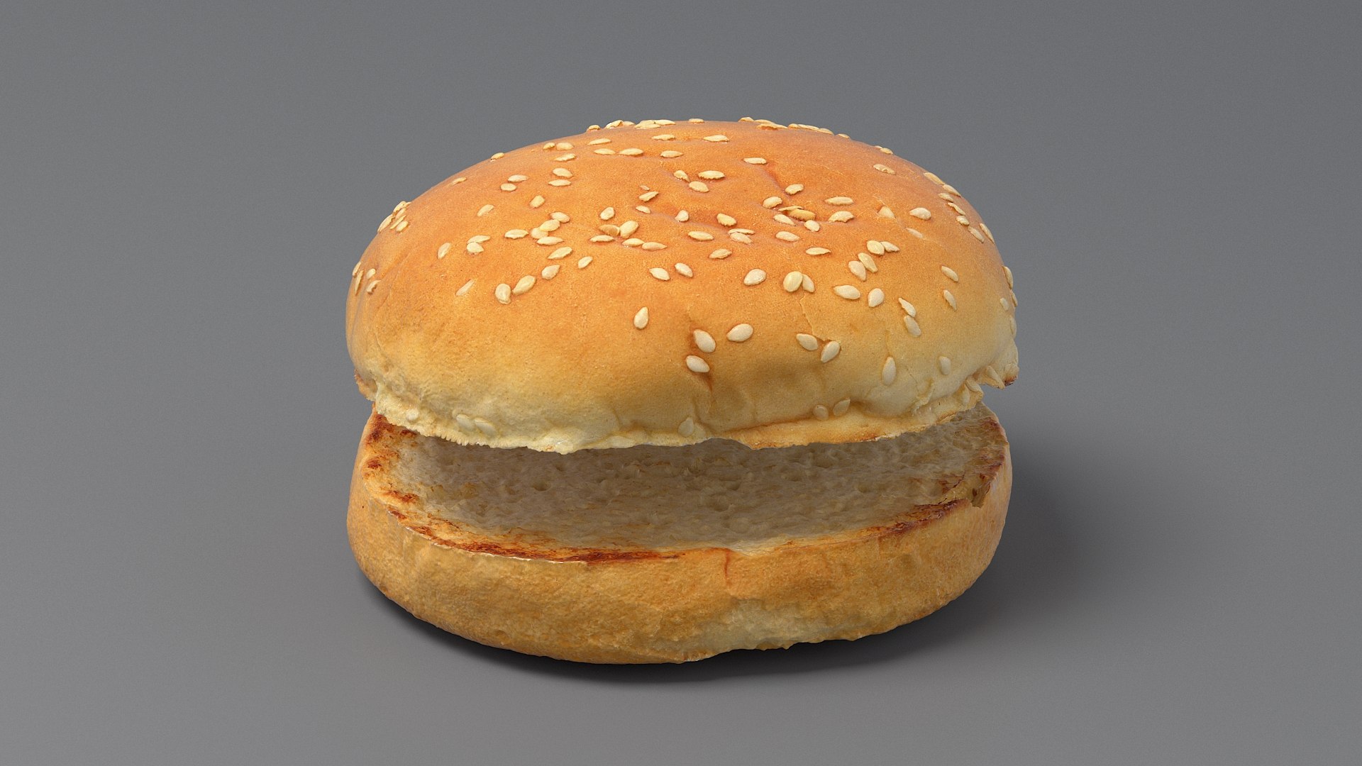 3D model Realistic Burger Bun - TurboSquid 1784322