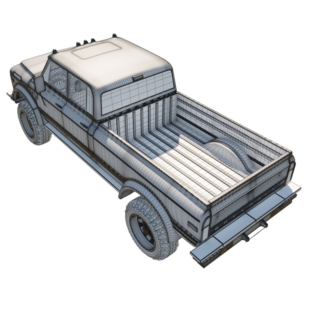 1972 Chevrolet C50 Model - TurboSquid 1571232