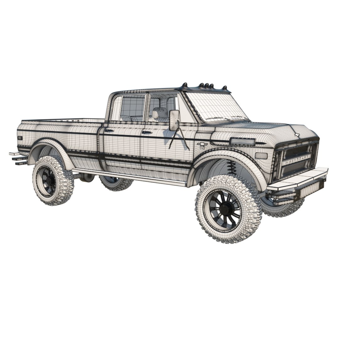 1972 Chevrolet C50 Model - TurboSquid 1571232