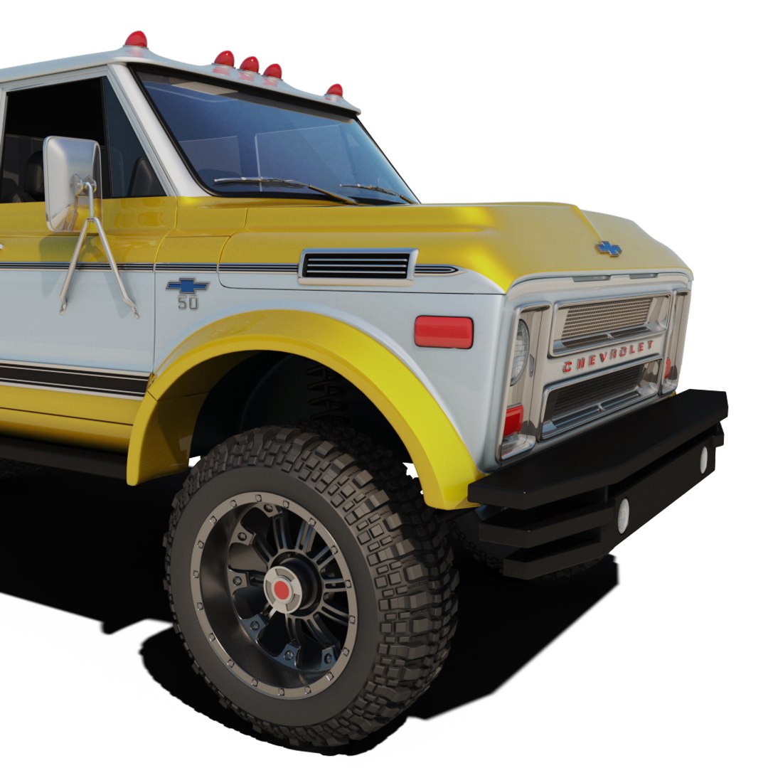 1972 Chevrolet C50 Model - TurboSquid 1571232