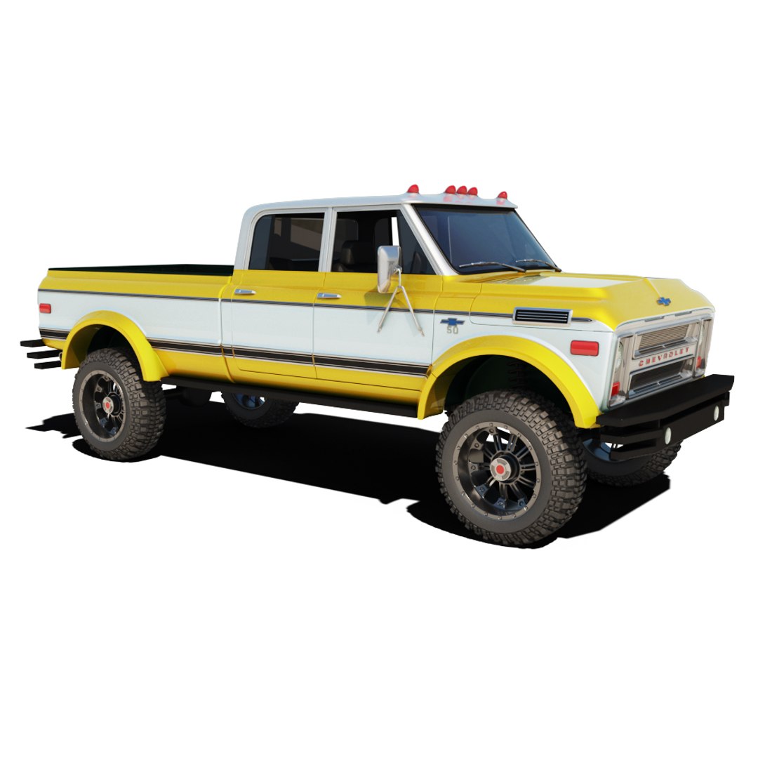 1972 Chevrolet C50 Model - TurboSquid 1571232