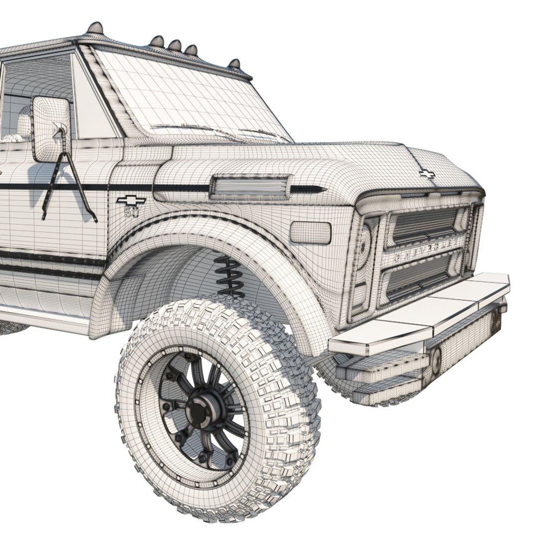 1972 Chevrolet C50 Model - TurboSquid 1571232