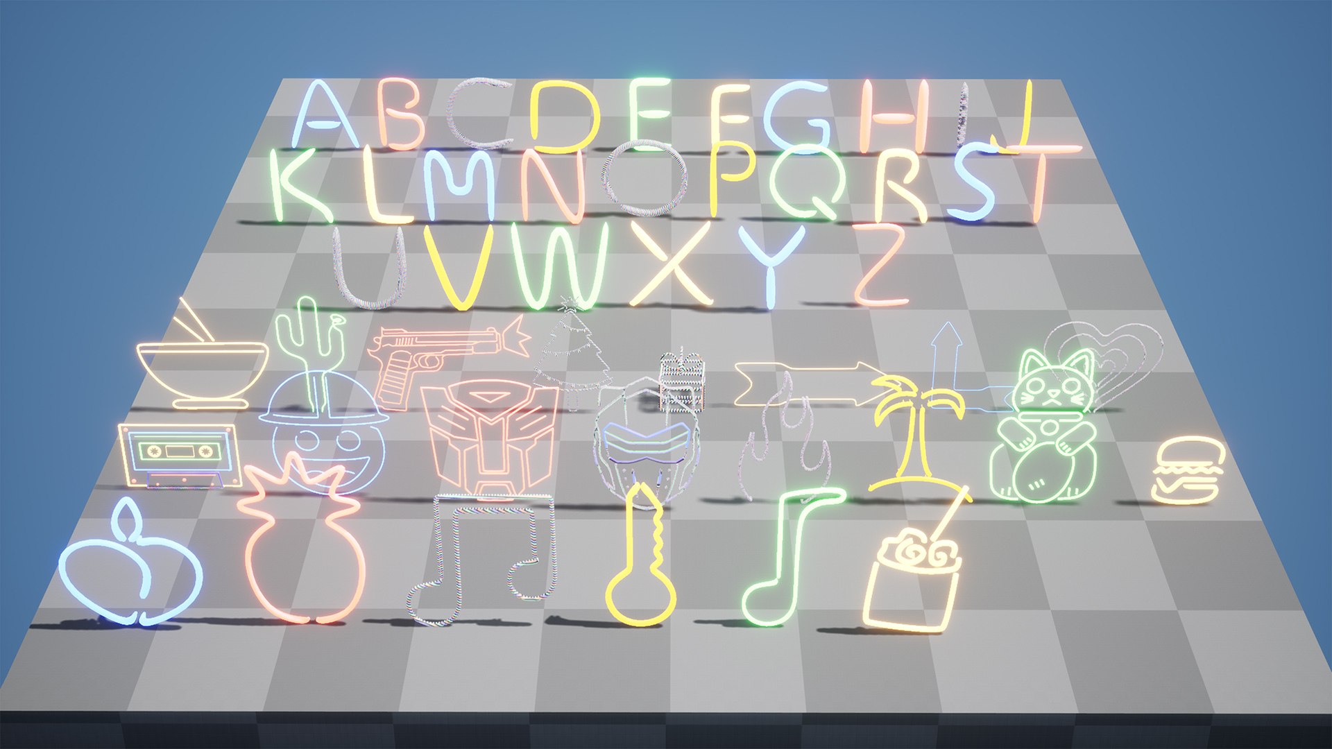 Neon Signs 58 Assets Model - TurboSquid 2112026