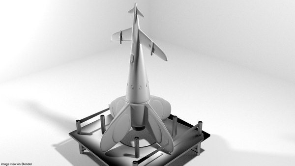 modelo 3d Misil cohete - Q cohete - TurboSquid 1259846