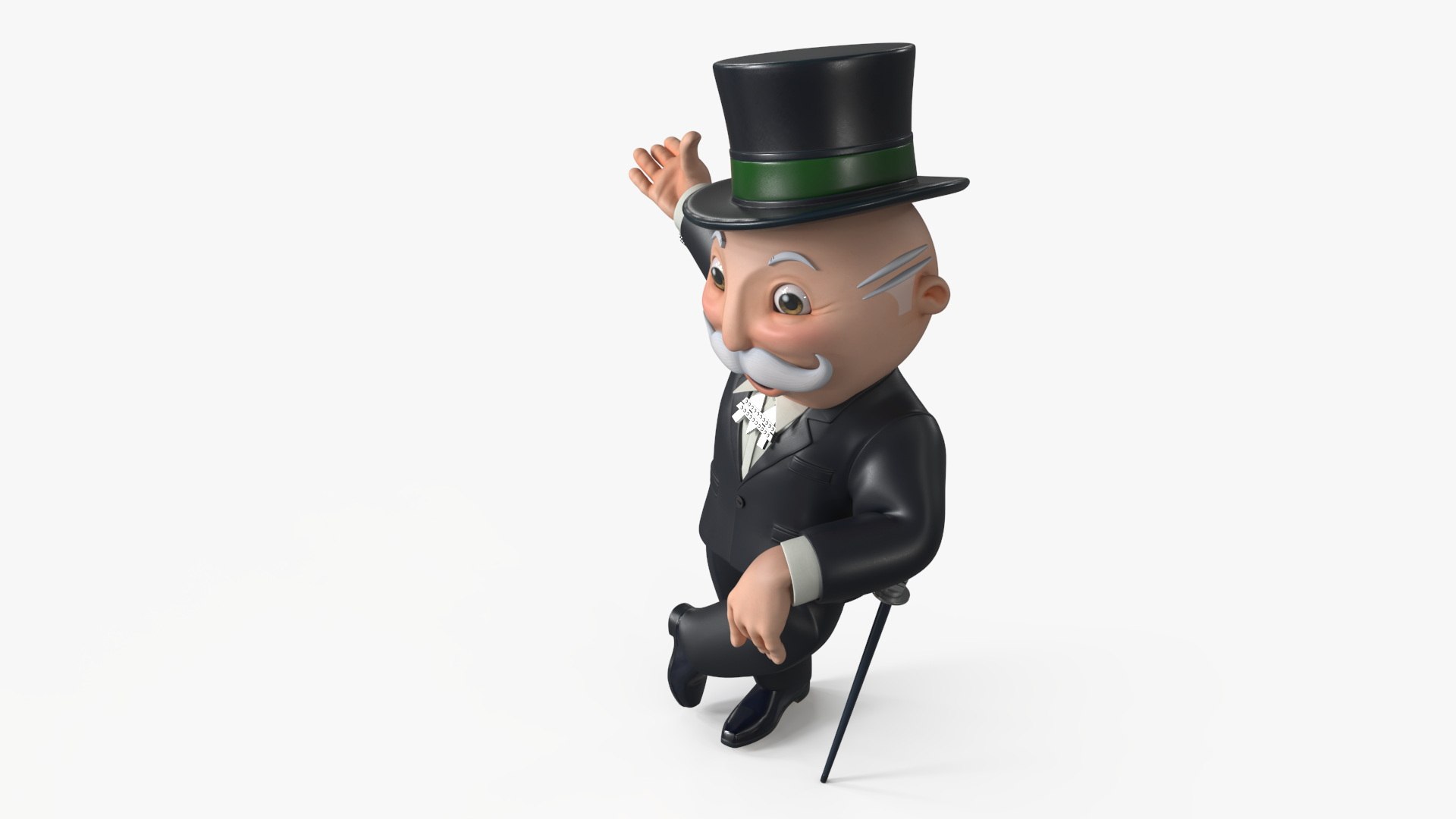 Mr Monopoly Character Welcome Pose For 3D Print 3D Model - TurboSquid ...