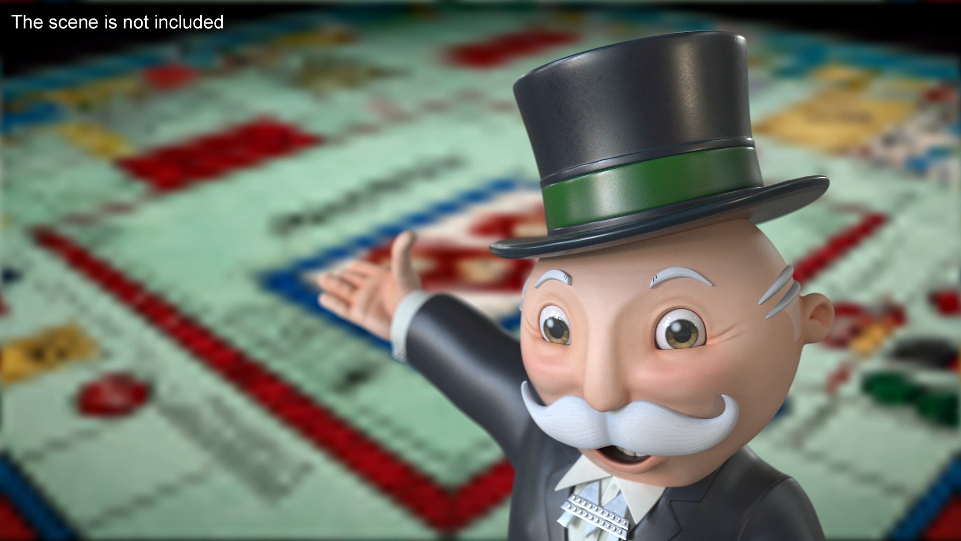 Mr Monopoly Character Welcome Pose For 3D Print 3D Model - TurboSquid ...