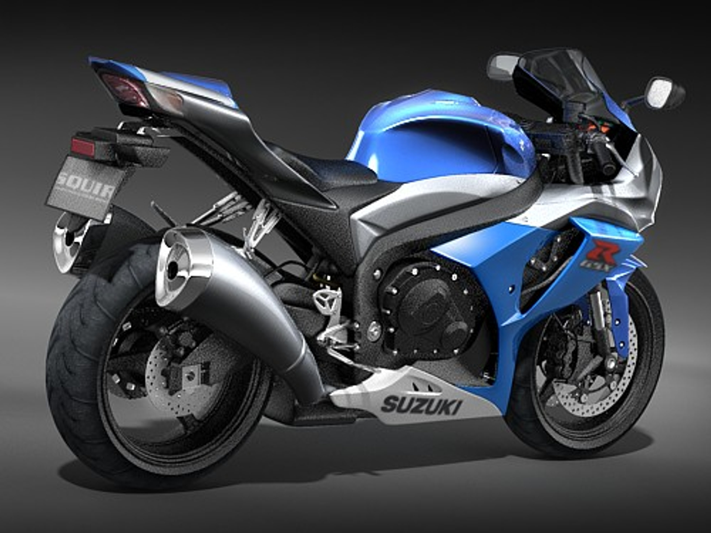 suzuki gsxr gsx r 3d model