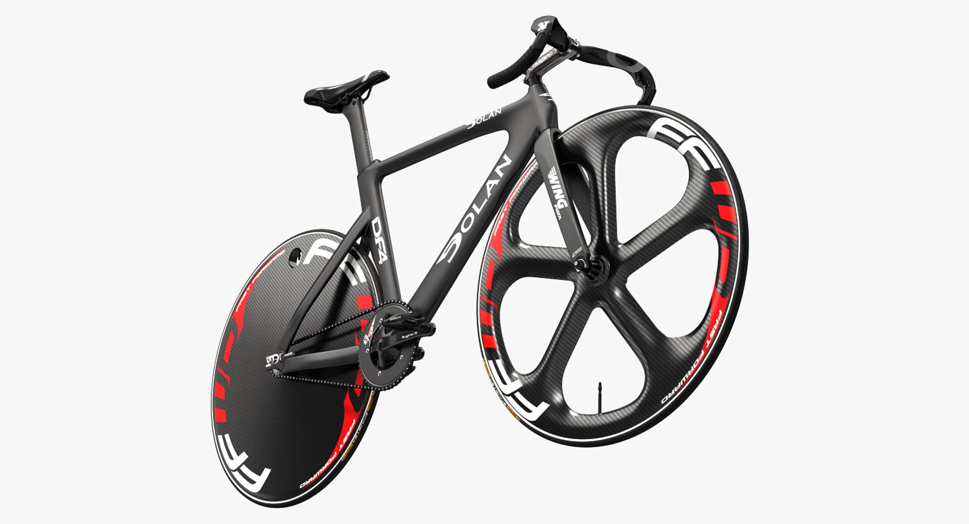 3D carbon track bike dolan model - TurboSquid 1313935
