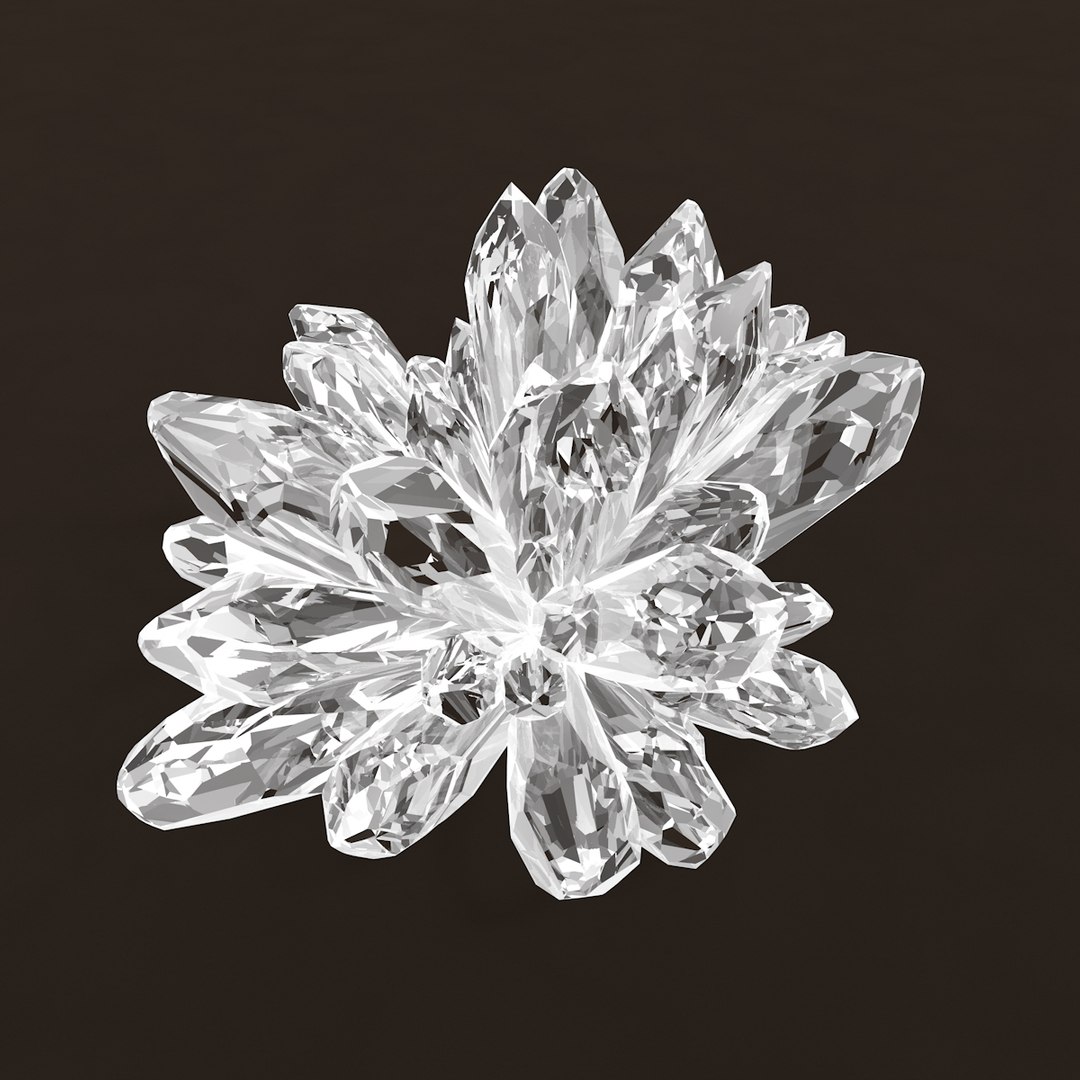 Crystal Mineral Geode 3d Model