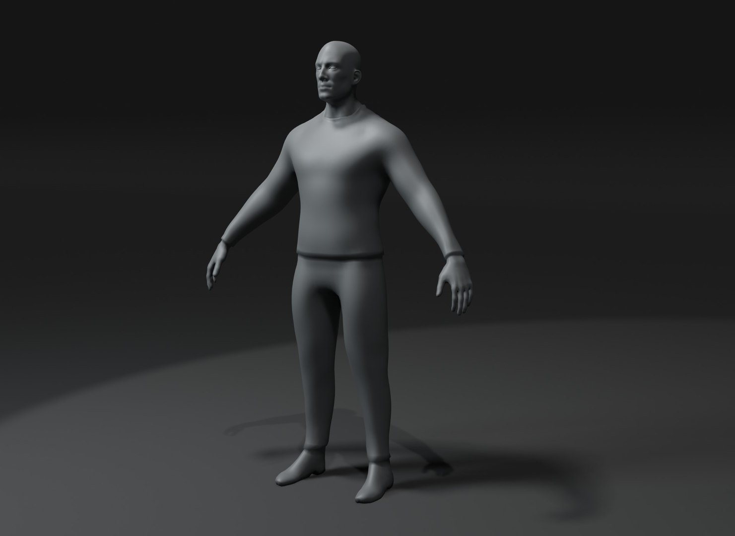 Male Body Base Mesh Model - TurboSquid 1693002