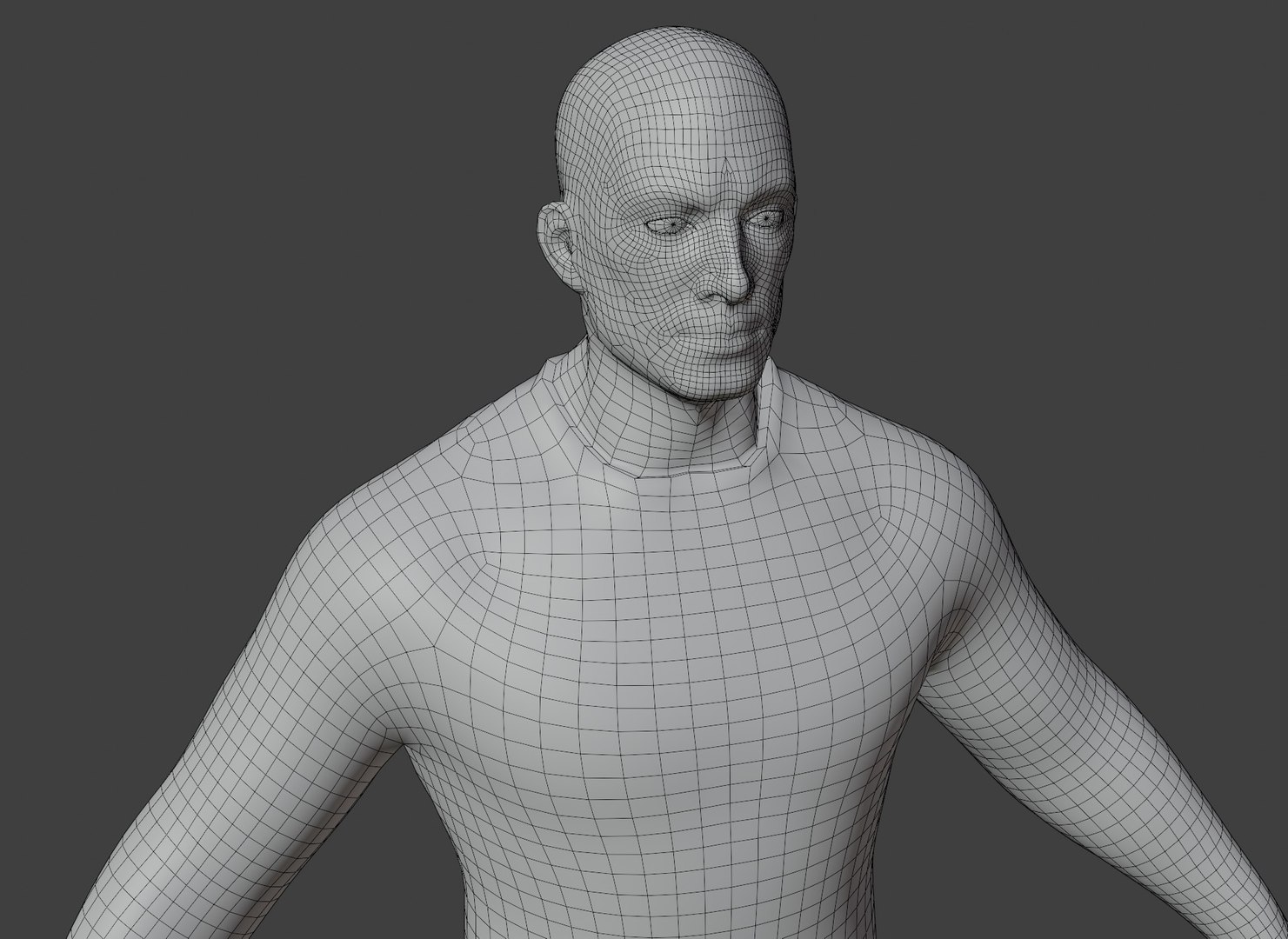 Male Body Base Mesh Model - TurboSquid 1693002