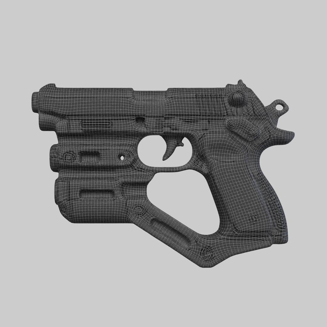Sci-Fi Gun Pistol 3D - TurboSquid 2288701