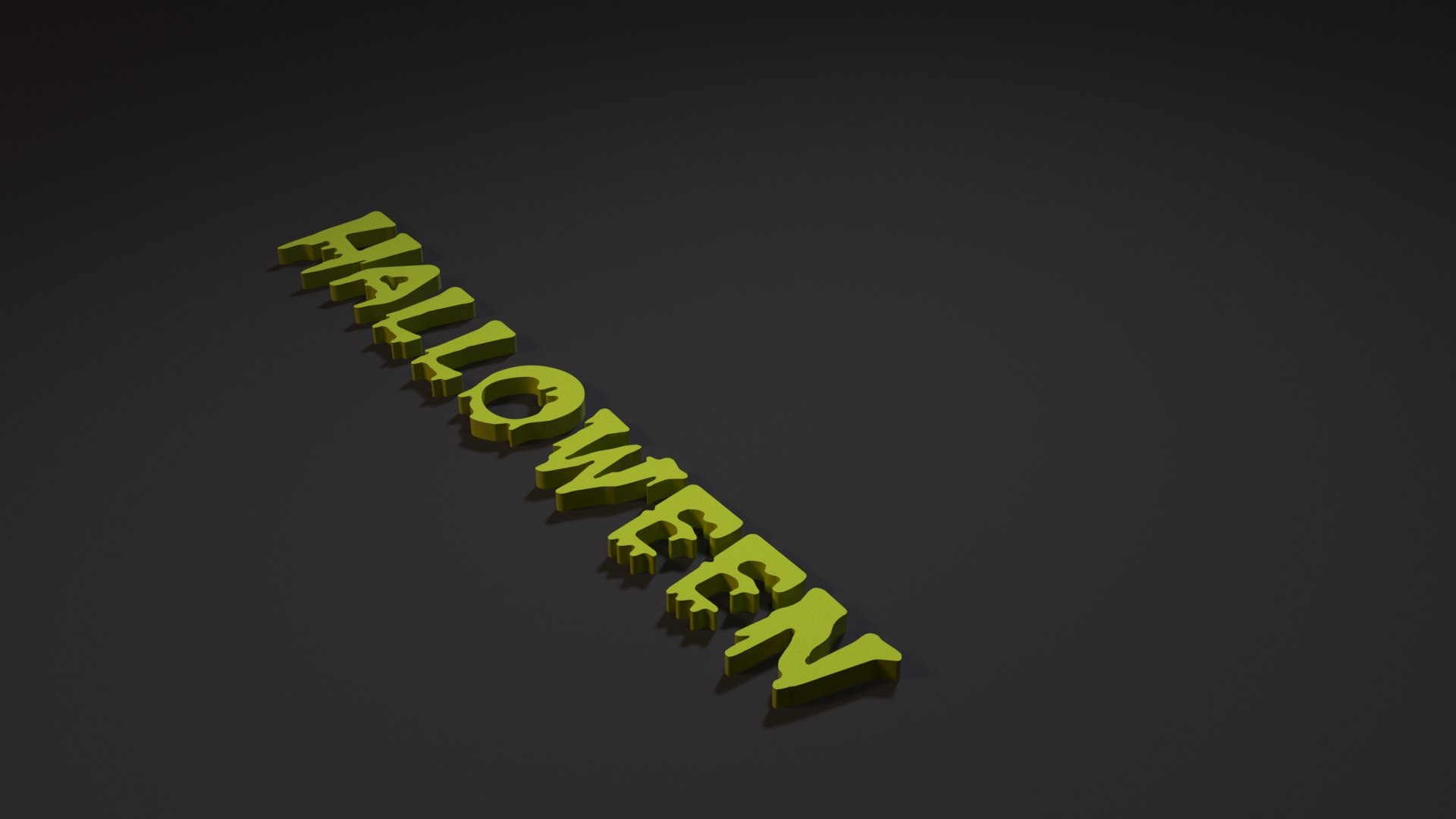 Halloween Lettering 3D Model - TurboSquid 1801569