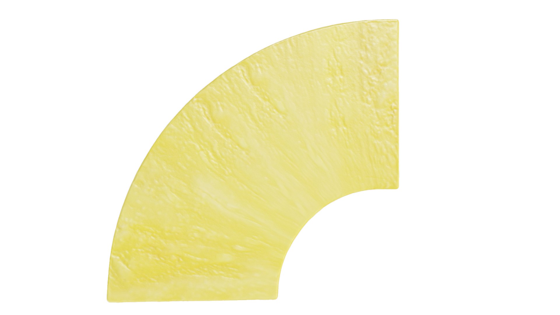 Pineapple Slice Quarter Peeled 3D - TurboSquid 1918024