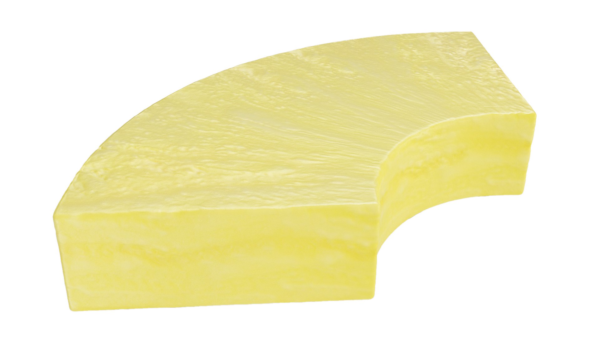 Pineapple Slice Quarter Peeled 3D - TurboSquid 1918024