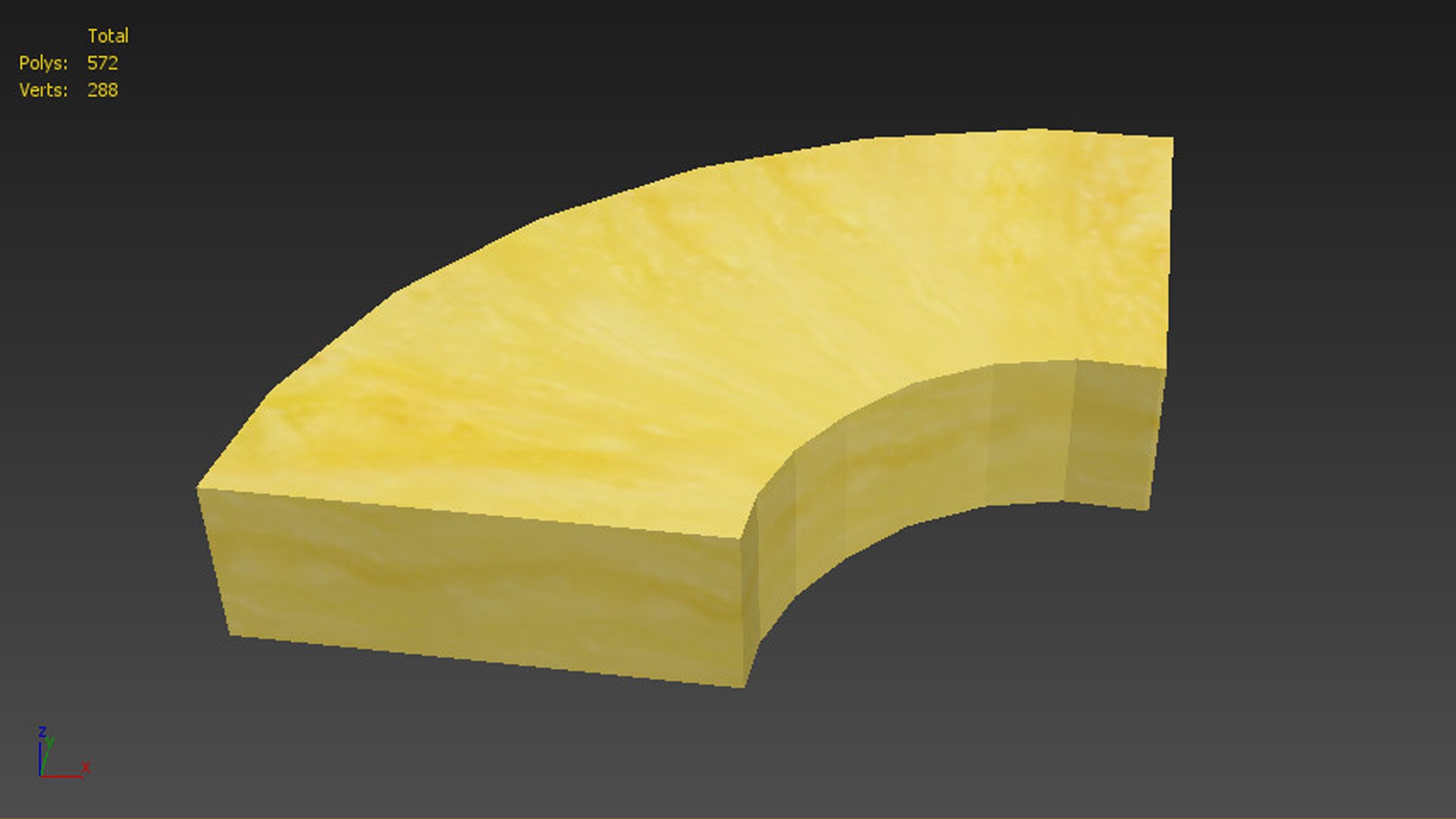 Pineapple Slice Quarter Peeled 3D - TurboSquid 1918024