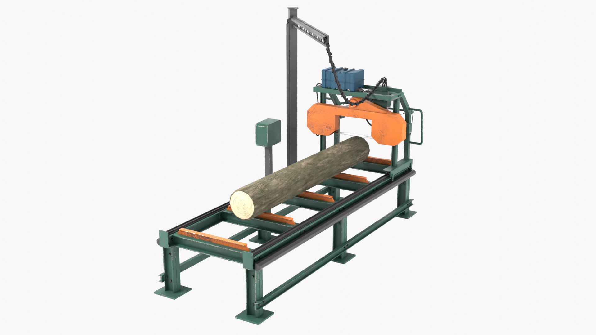 Industrial Sawmill 3D Model - TurboSquid 2097839