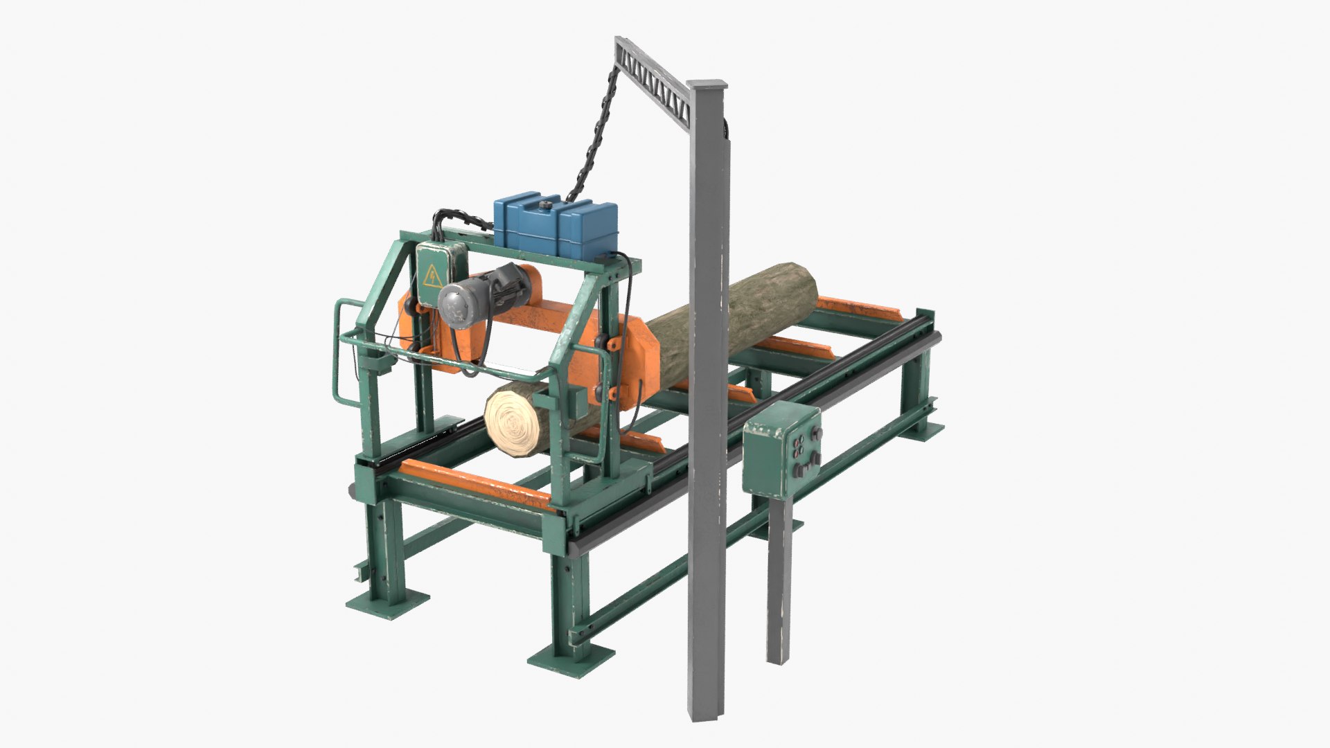 Industrial Sawmill 3D Model - TurboSquid 2097839