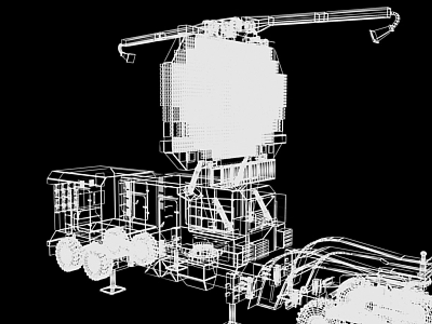 Big Bird Surveillance Radar 3d Model