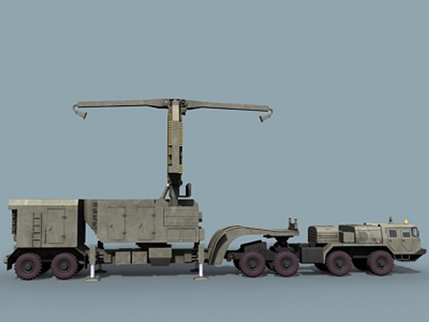Big Bird Surveillance Radar 3d Model