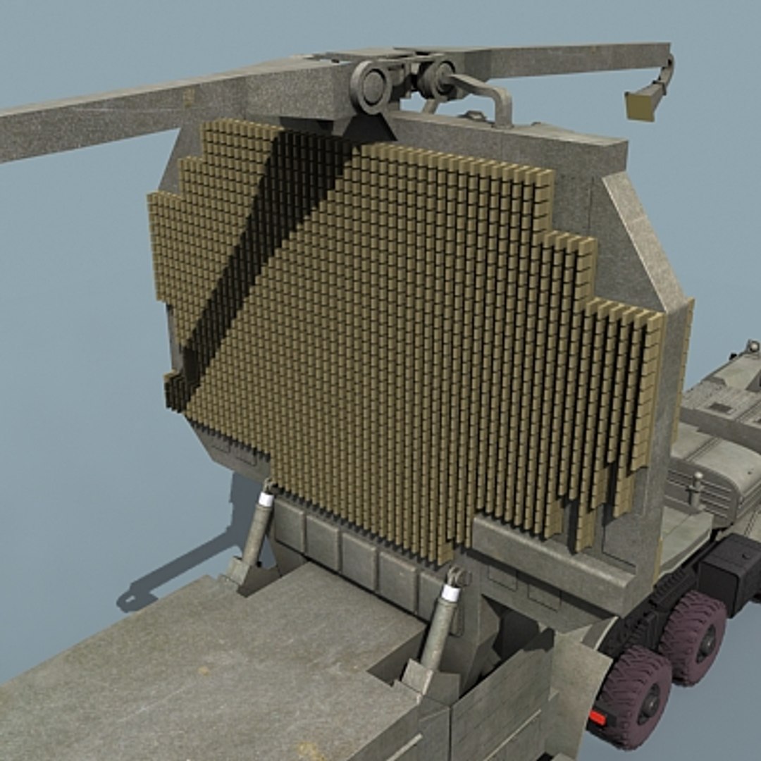 Big Bird Surveillance Radar 3d Model