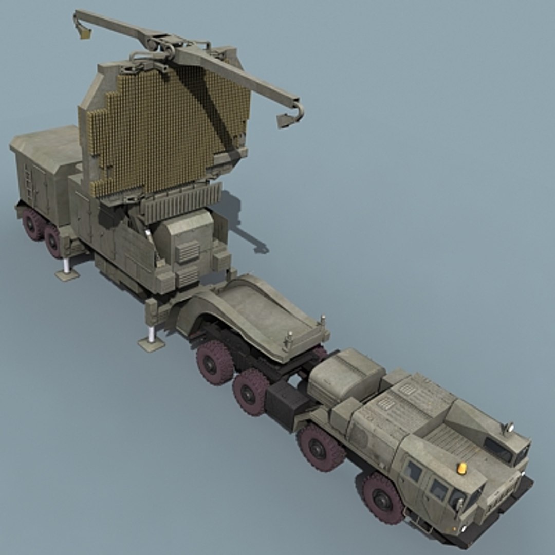 Big Bird Surveillance Radar 3d Model