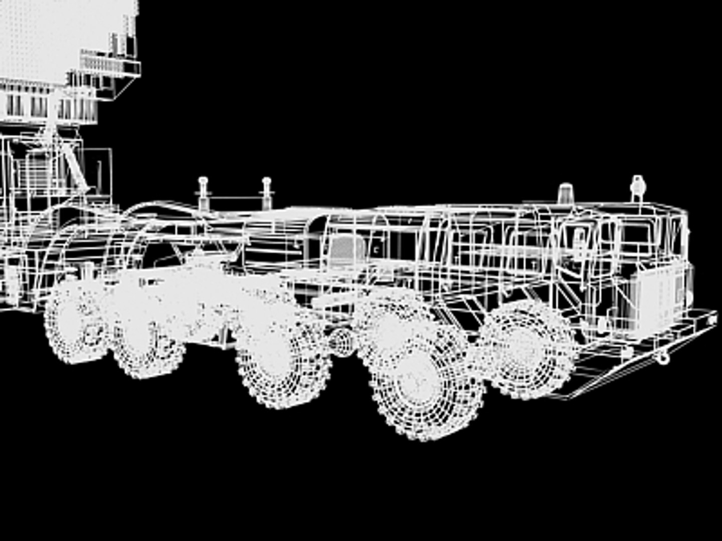 Big Bird Surveillance Radar 3d Model