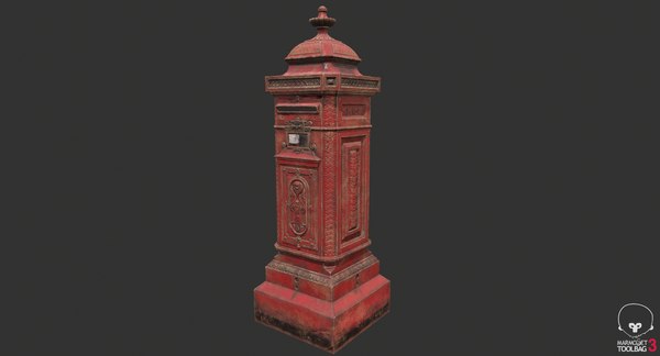 Post box 3D model - TurboSquid 1404545