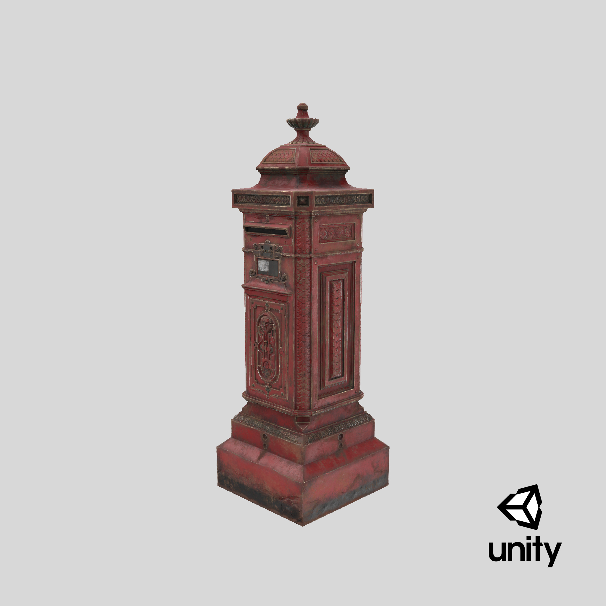 Post box 3D model - TurboSquid 1404545