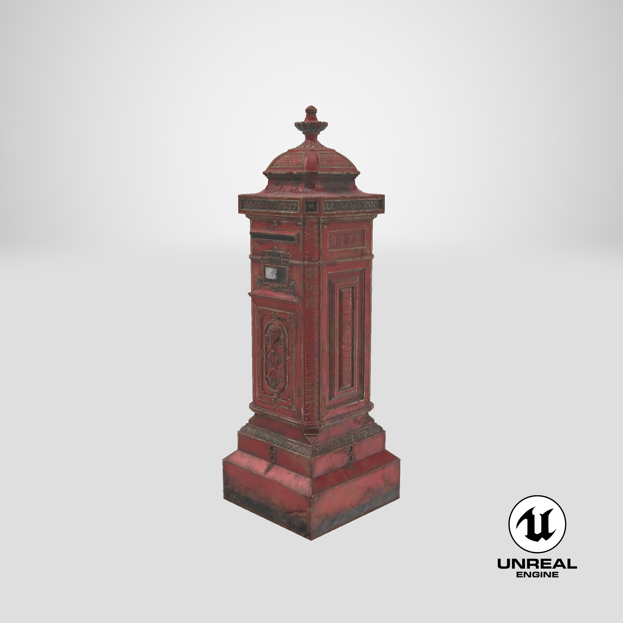 Post box 3D model - TurboSquid 1404545