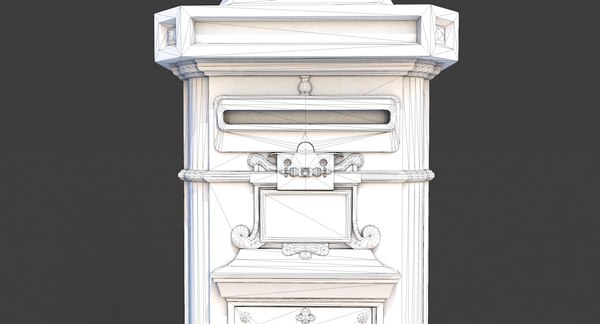 Post box 3D model - TurboSquid 1404545
