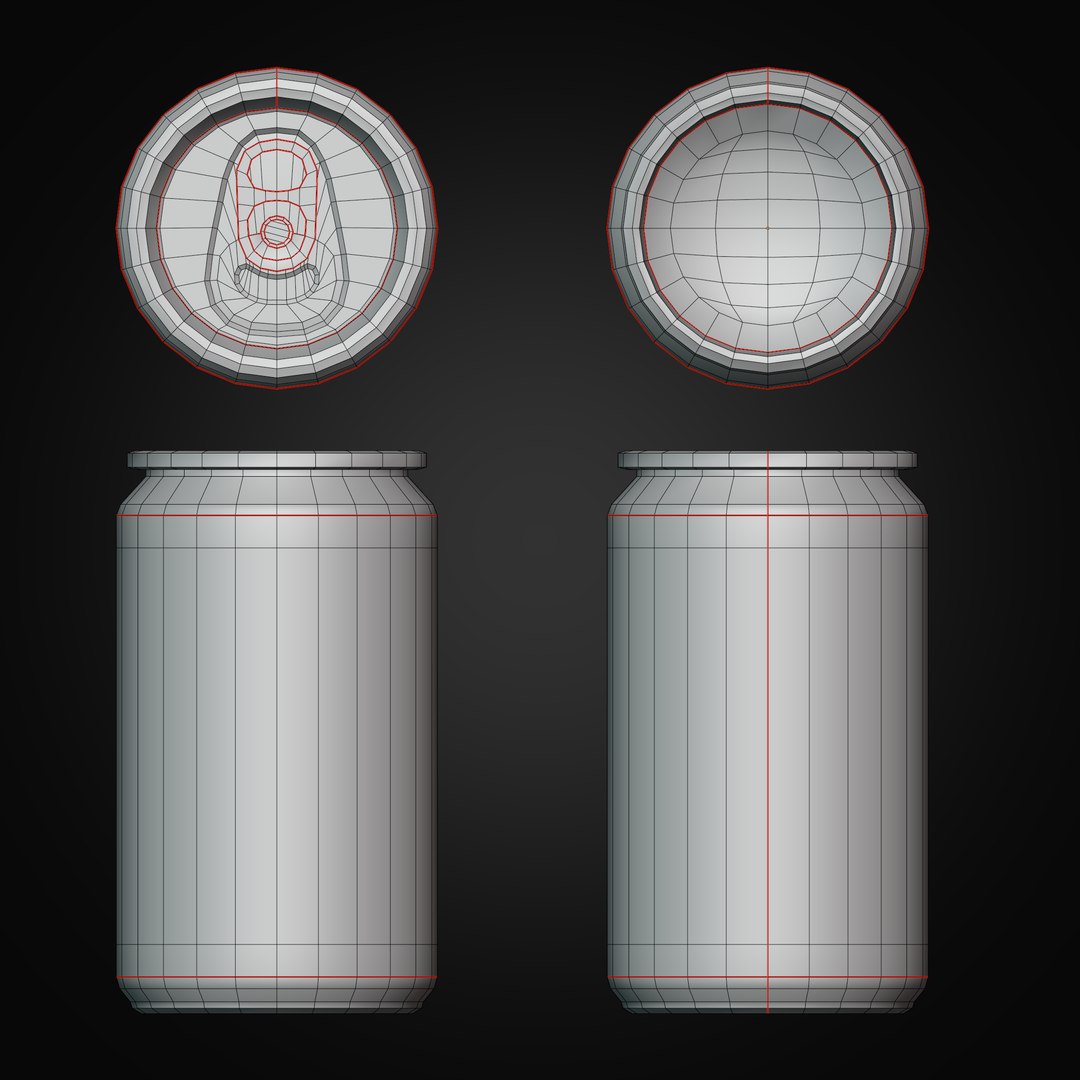 3D Stylized Soda Can Pack Model - TurboSquid 2343207