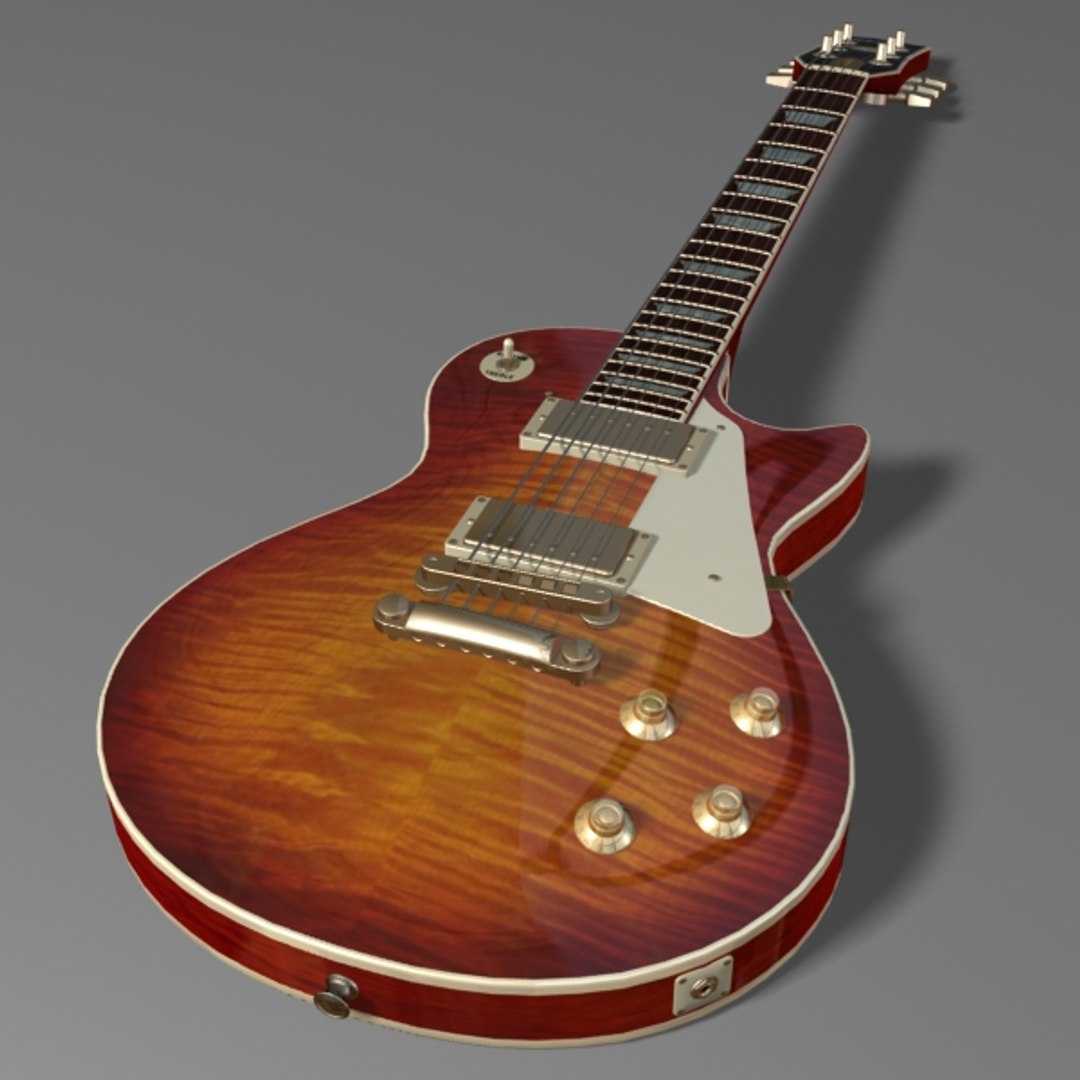dxf gibson les paul guitar