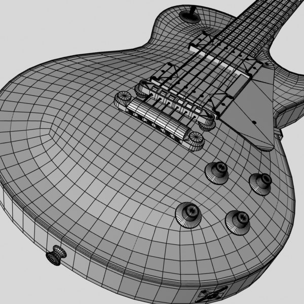 dxf gibson les paul guitar