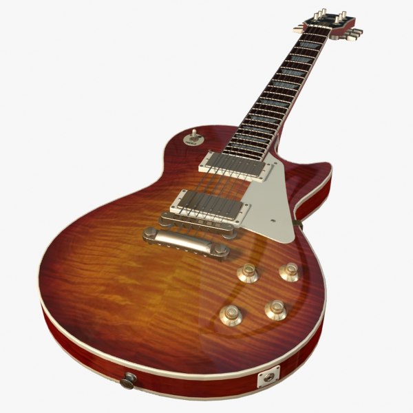 dxf gibson les paul guitar