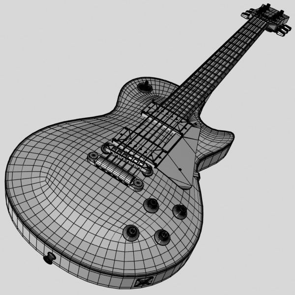 dxf gibson les paul guitar
