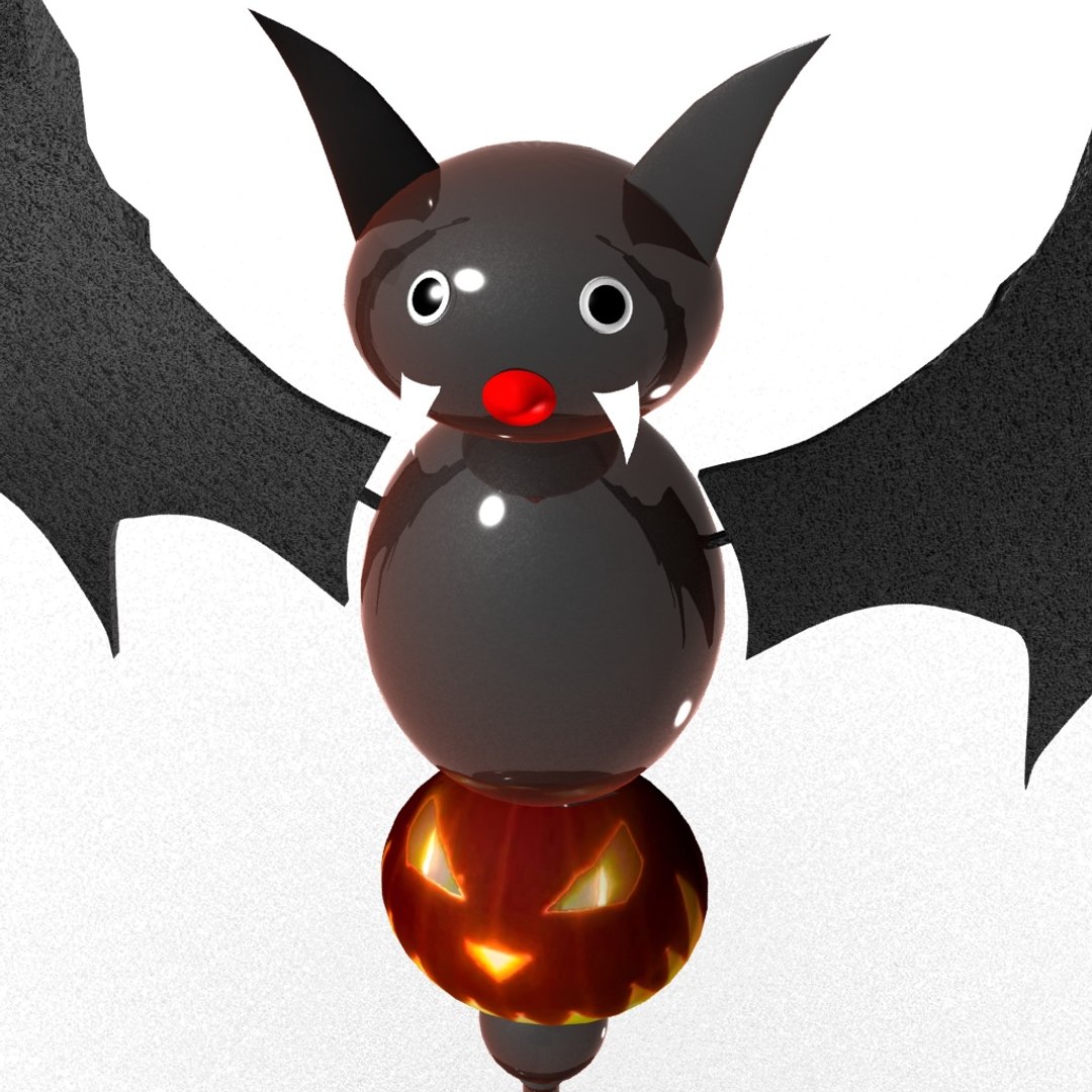 3D Halloween Bat - TurboSquid 1293728