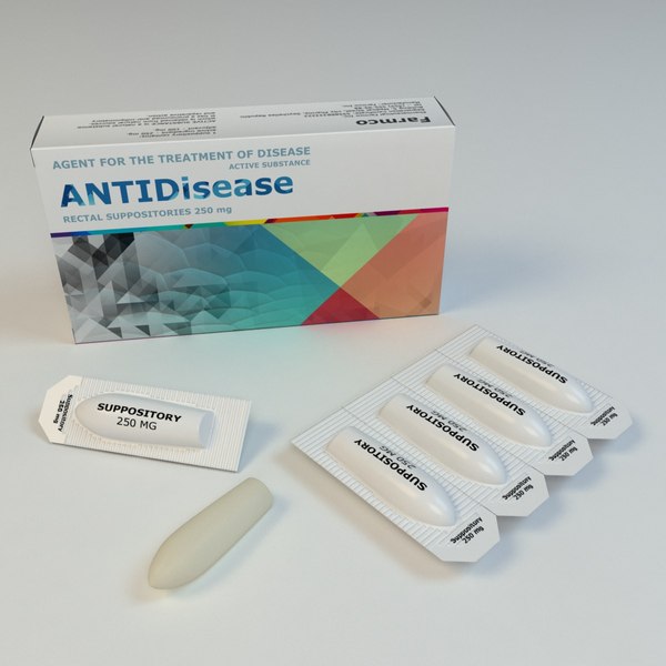 modelo 3d Paquete de supositorios - TurboSquid 1037011