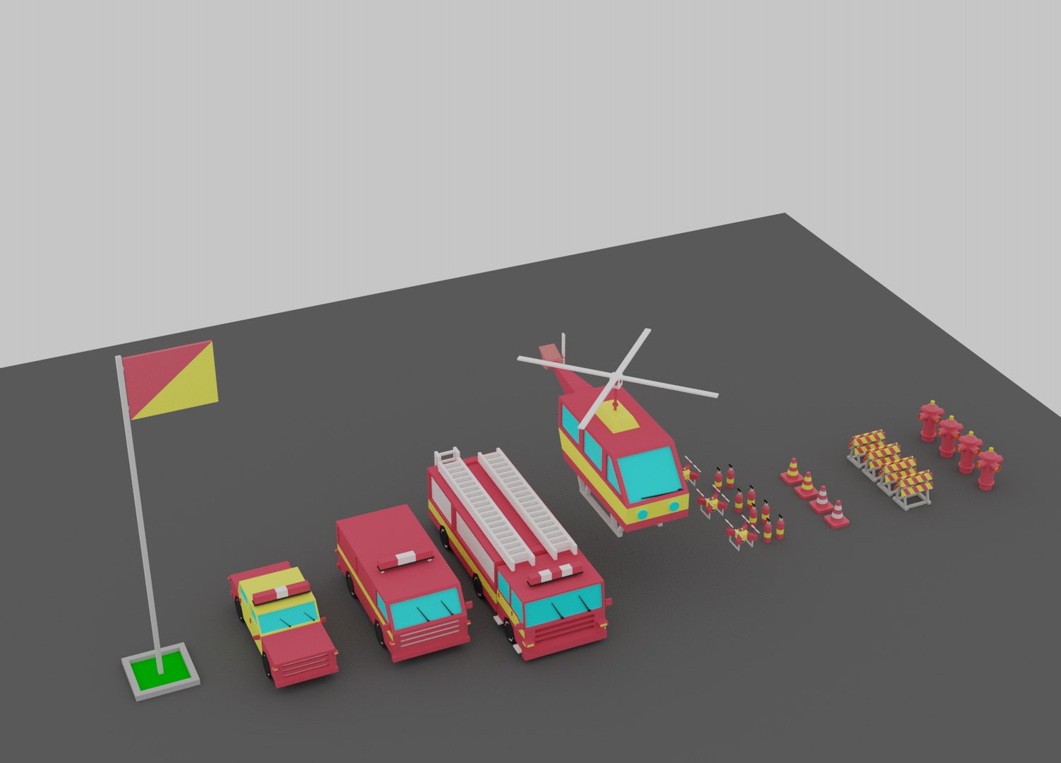 3D Vehicles Car Van Helicopter Model - TurboSquid 1575068