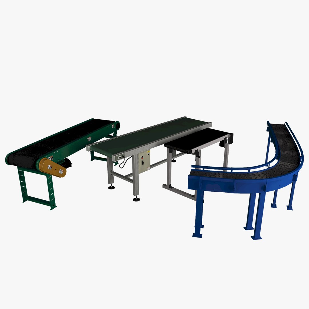 Conveyors 3D Model - TurboSquid 1428075